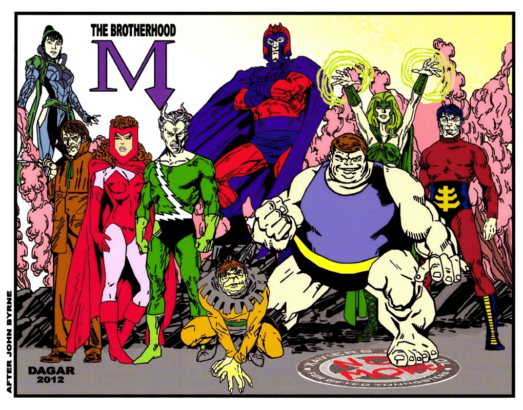 X Men Foes Magneto Brotherhood After John Byrne In Daniel Garands Brotherhood Comic Art